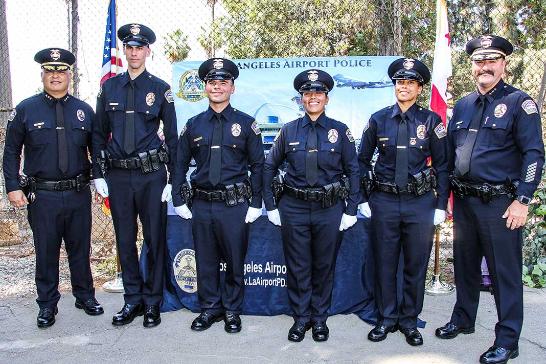 Four new Officers join the Airport Police. | Alive! News