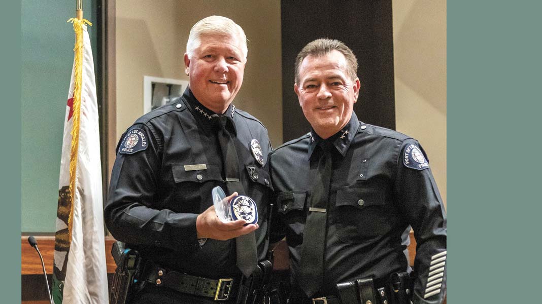 Port Police swears in Dep. Chief Michael Hyams. | Alive! News