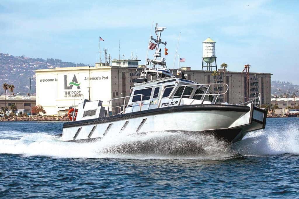 Impressive new boat begins service with LA Port Police. | Alive! News